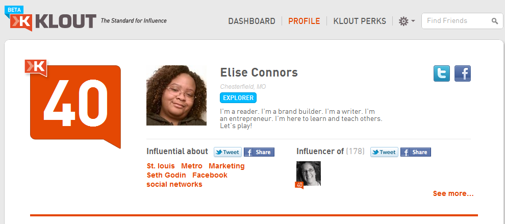 How Authors (and Others) Can Use Klout to Check Their BRAND – Self ...